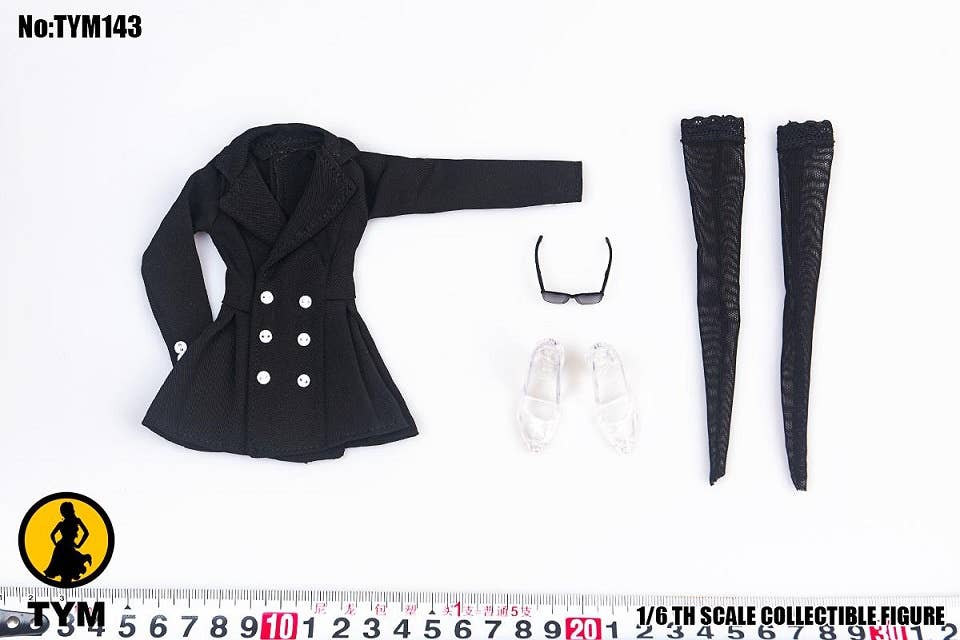 Black Sexy Skirt Suit