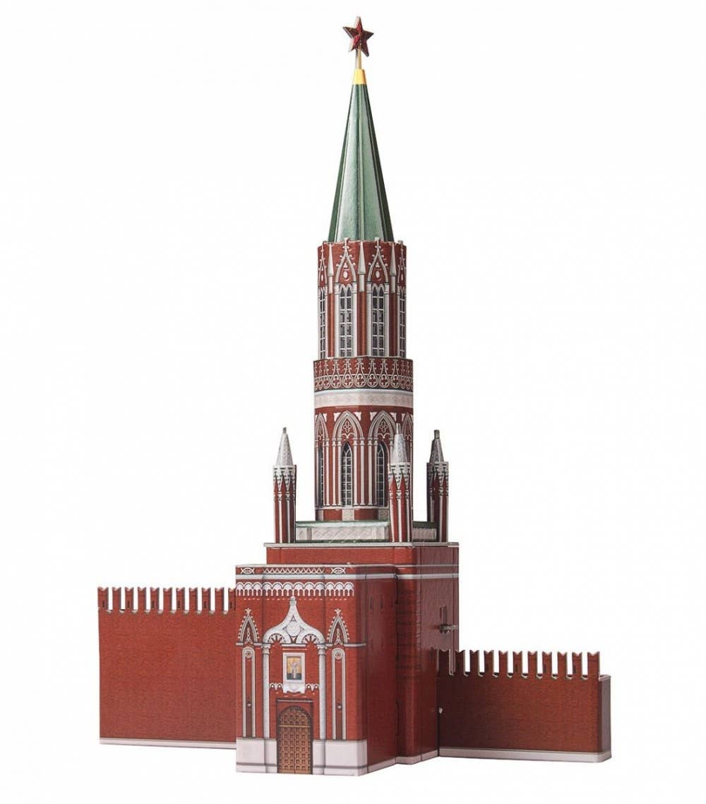 Nikolskaya Tower (Moscow Kremlin, Russia) CardBoard Model Kit | HLJ.com