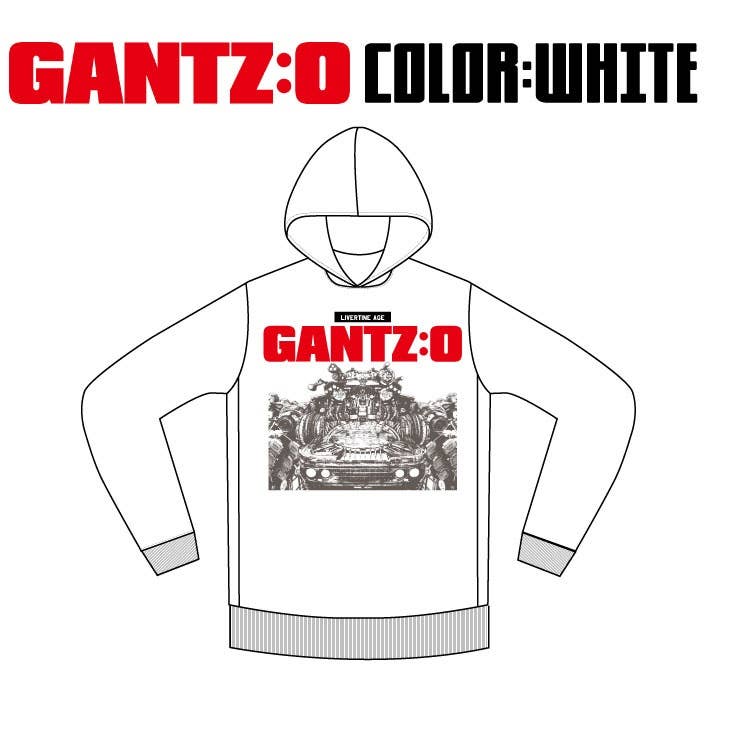 LIVERTINEAGE x GANTZ:O Collaboration Parka ROBOT White S | HLJ.com