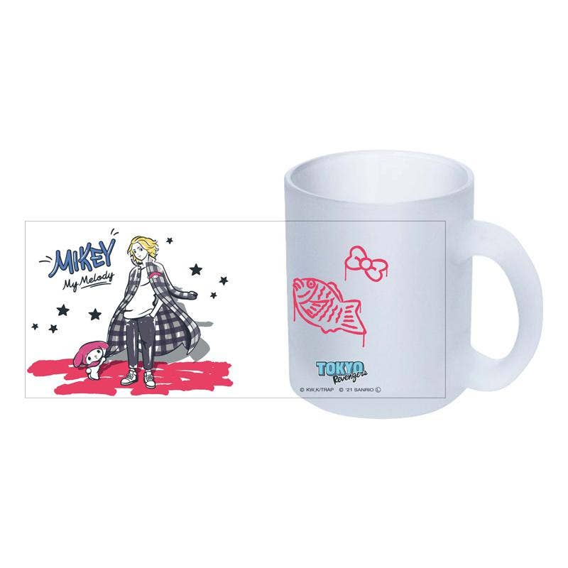 Tokyo Revengers X Sanrio Characters: Frosted Glass Mug Manjiro Sano Ver ...