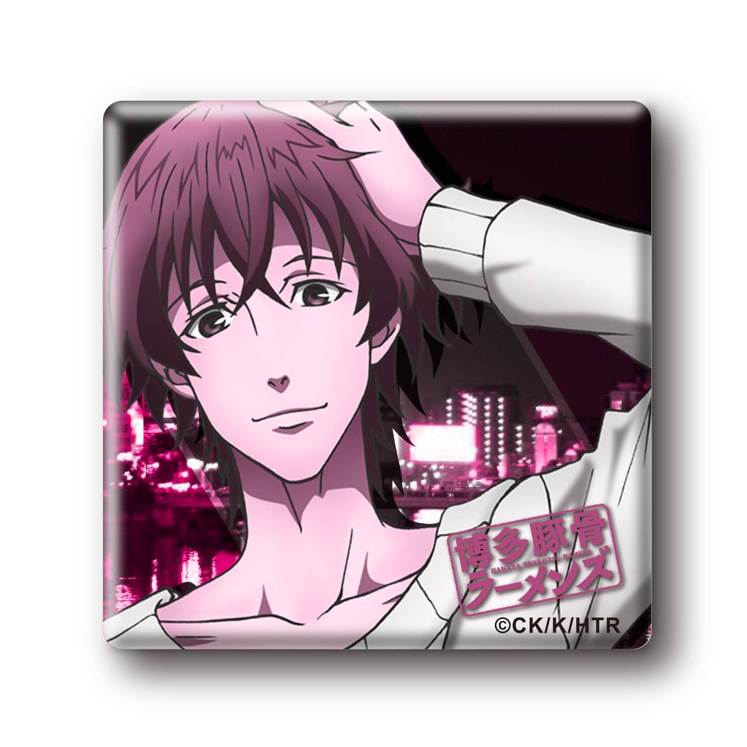 Hakata Tonkotsu Ramens: Square Can Badge Zenji Banba | HLJ.com