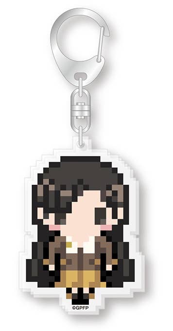 Girls und Panzer das Finale: Pixel Art Acrylic Mascot Kinuyo Nishi ...