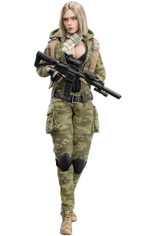 Mc Camouflage Woman Soldier Villa