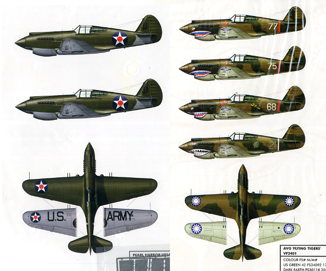 P-40 Warhawk AVG Flying Tigers | HLJ.com