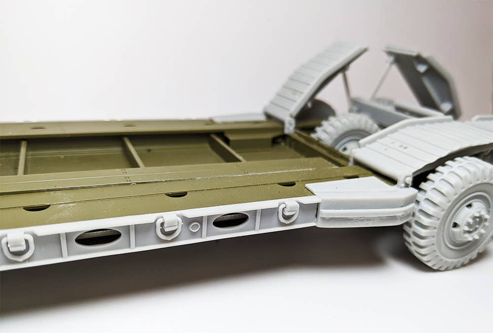 U.S. M15A2 tank transport trailer modification kit Tamiya | HLJ.com