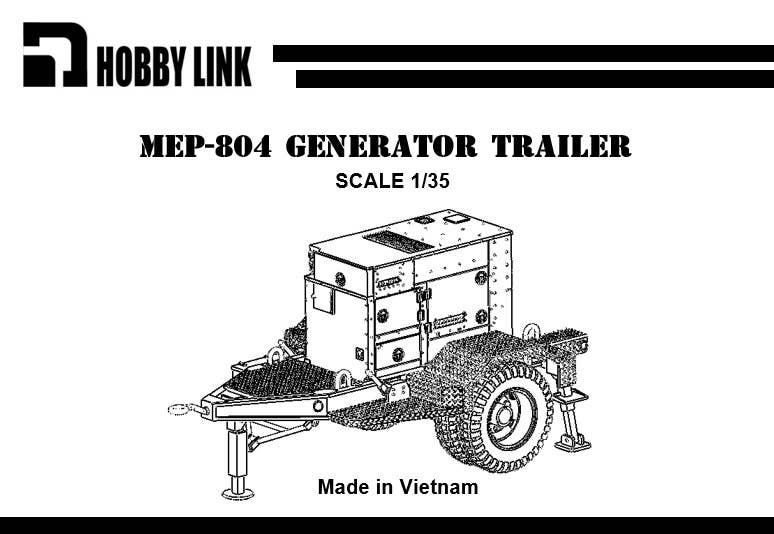 U.S. MEP804 Power Generation Trailer Full Kit | HLJ.com