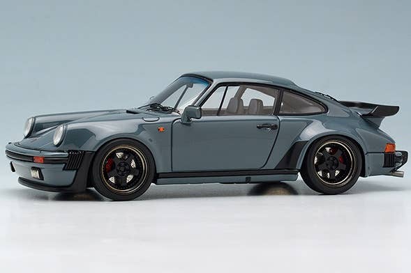 Porsche 930 Turbo 1988 5 Spoke Wheel Slate Gray (Matte Black Wheel ...