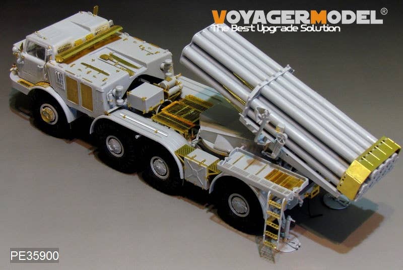 Modern Russian 9P140 Tel of 9K57 Uragan BM-27 MLRS Basic Parts (for ...
