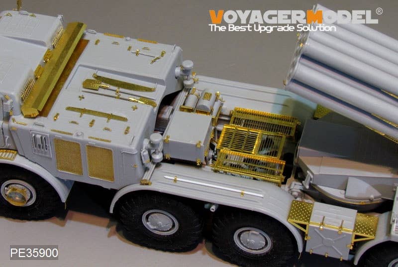 Modern Russian 9P140 Tel of 9K57 Uragan BM-27 MLRS Basic Parts (for ...