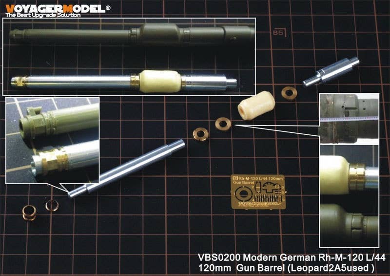 Modern German Rh-M-120 L/44 120mm Gun Barrel (Leopard 2A5 Used) | HLJ.com