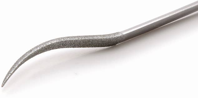 Special Shape Diamond File (Round-Type Last Bends) | HLJ.com
