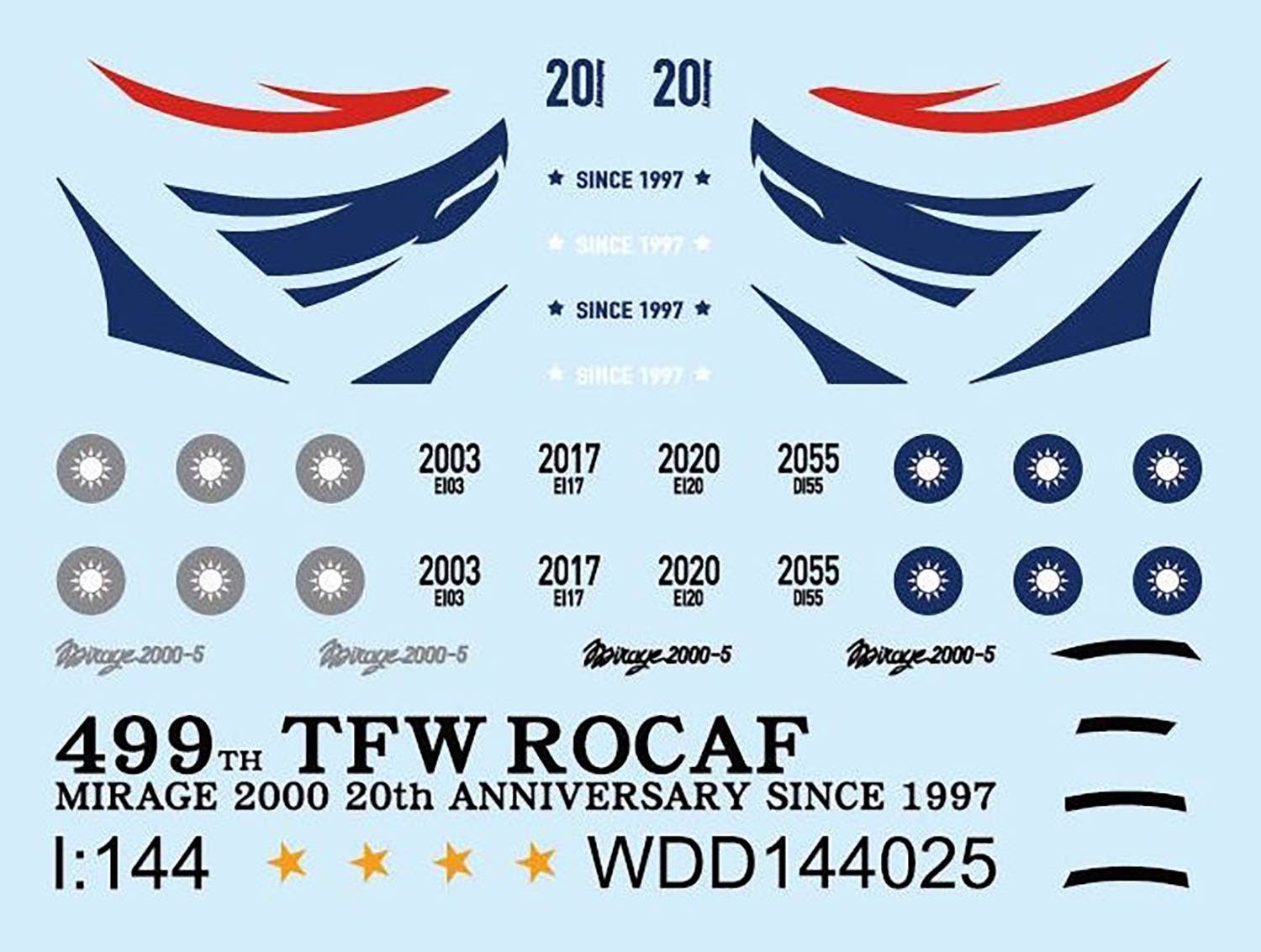 ROCAF Mirage 2000-5 Handover 20th Anniversary Decal | HLJ.com