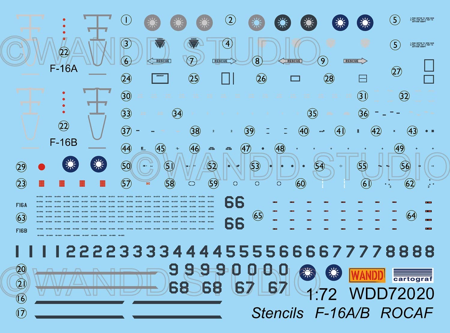 ROCAF F-16A/B 814 Air Combat, 80th Anniversary Decal | HLJ.com