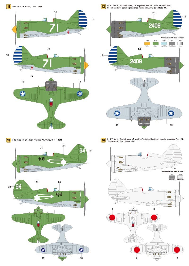 Polikarpov I-16 Decal Part.1(Type10) | HLJ.com