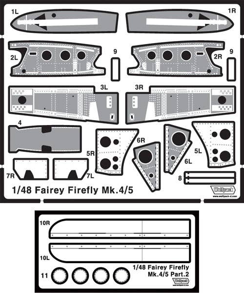 Fairey Firefly Mk.4/5 Wing Fold Set (for Special Hobby) | HLJ.com