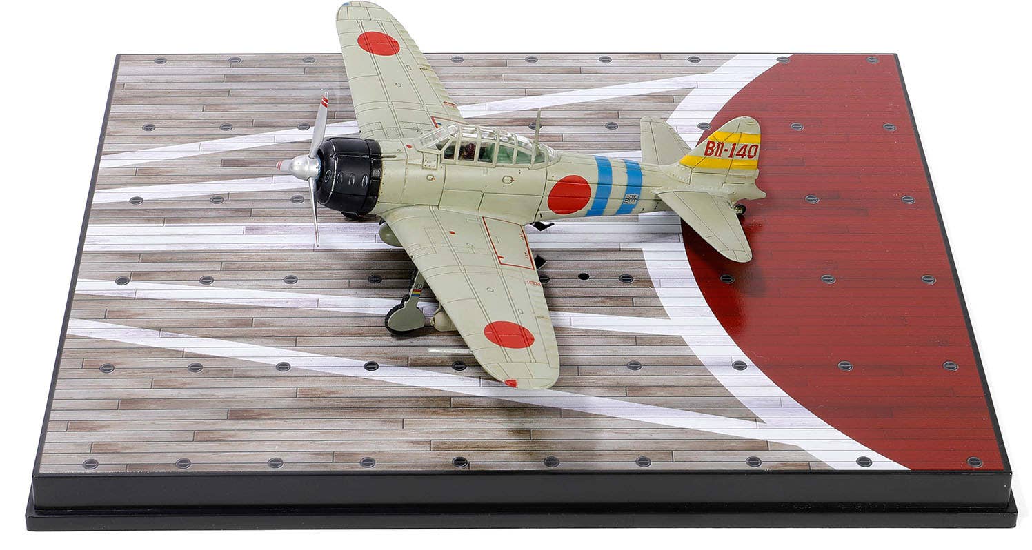 IJN Mitsubishi A6M2 Zero Fighter Model 21 1st Air Fleet Hiryu Squad Commander Machine 1941 Pearl ...