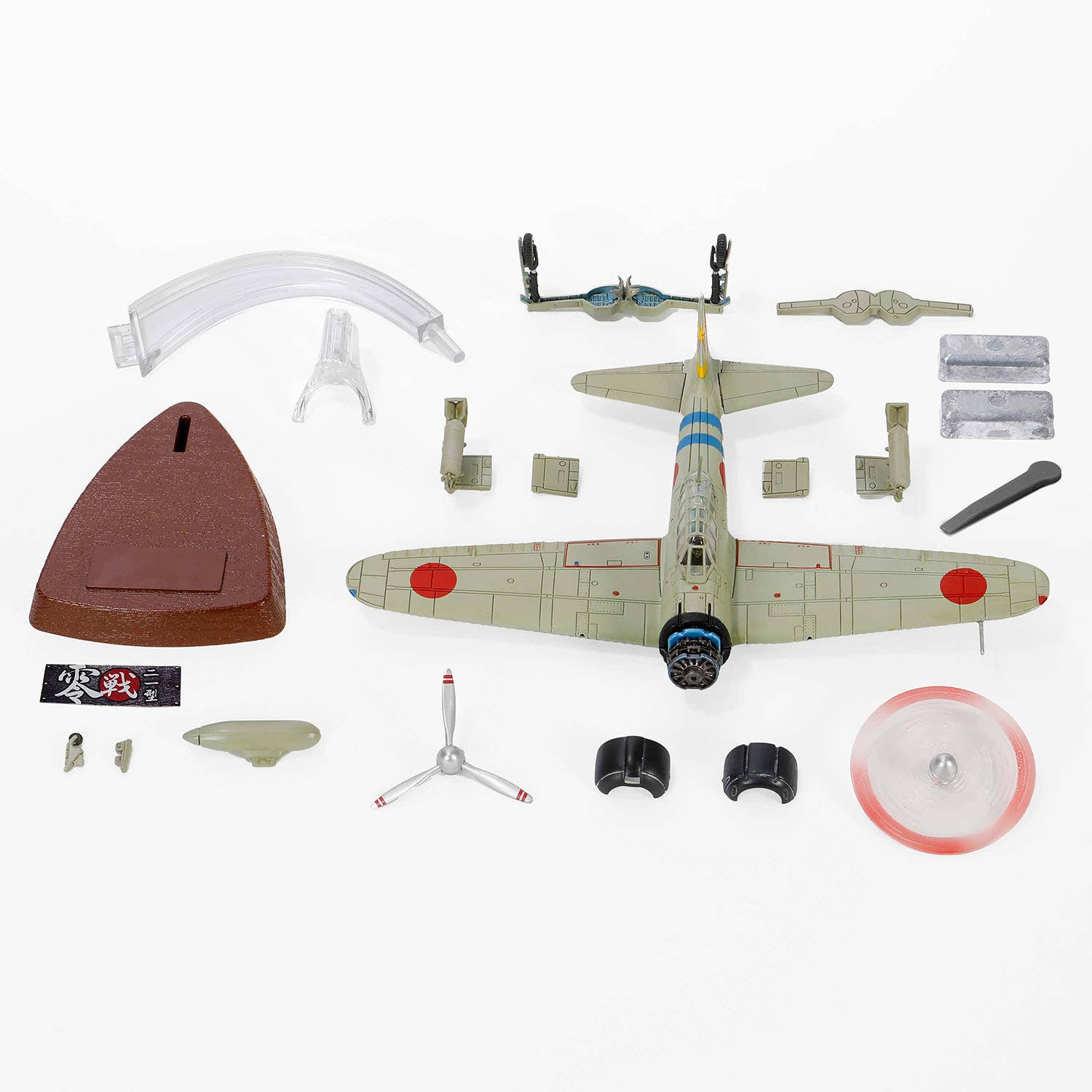 IJN Mitsubishi A6M2 Zero Fighter Model 21 1st Air Fleet Hiryu Squad Commander Machine 1941 Pearl ...