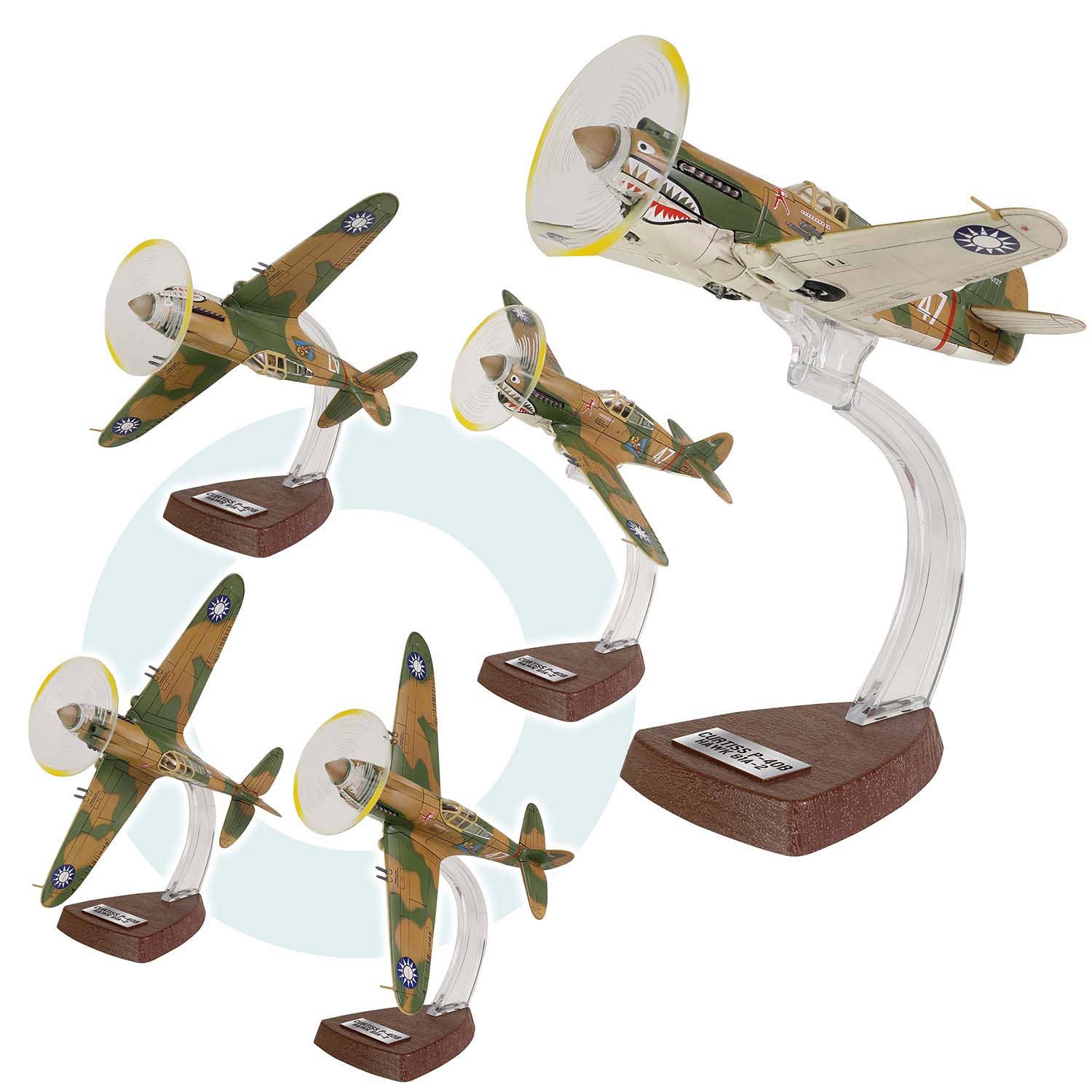 US Army P-40B Hawk 81A-2 3rd Pursuit Squadron Robert Smith Aircraft No ...