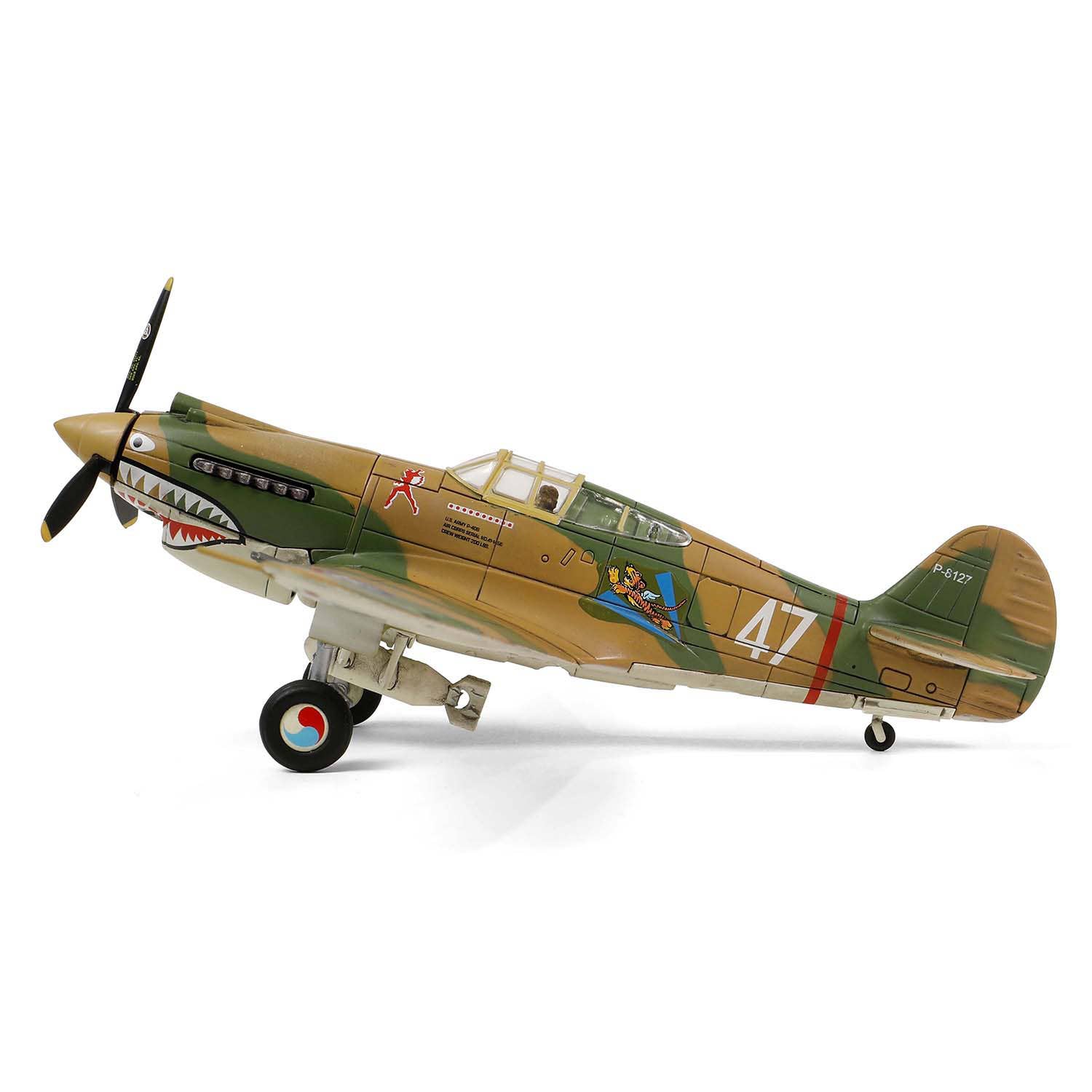 US Army P-40B Hawk 81A-2 3rd Pursuit Squadron Robert Smith Aircraft No ...
