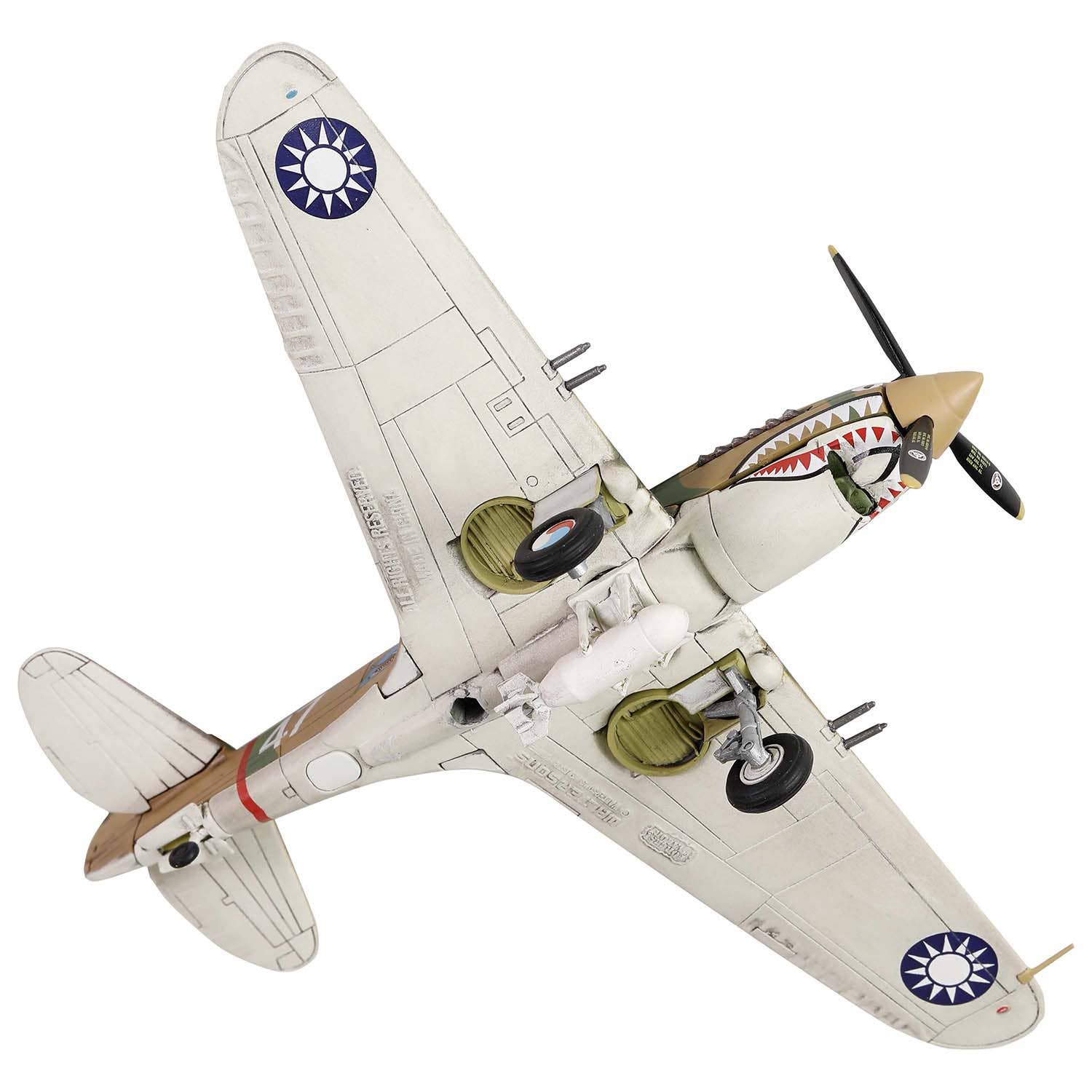 US Army P-40B Hawk 81A-2 3rd Pursuit Squadron Robert Smith Aircraft No ...