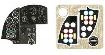 Mosquito NF.II / FB.VI Coloring Instrument Panel (Tamiya) | HLJ.com