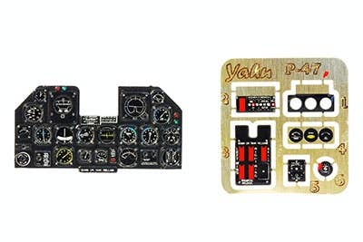 P-47D Thunderbolt Late Coloring Instrument Panel (Hasegawa) | HLJ.com