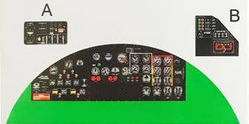 Boeing B-17G Coloring Instrument Panel HK Model | HLJ.com