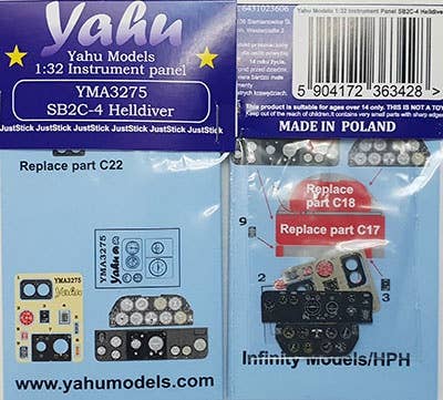 SB2C-4 Helldiver Coloring Instrument Panel Infinity | HLJ.com