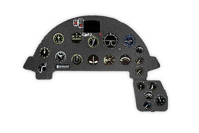 F4U-1A Corsair Coloring Instrument Panel Tamiya | HLJ.com