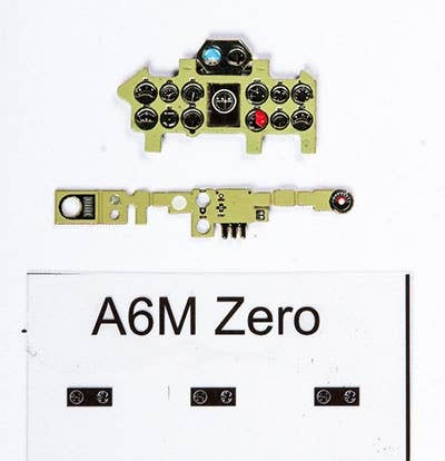 A6M2 Zero Fighter Type 52 Nakajima Color Colored Instrument Panel ...