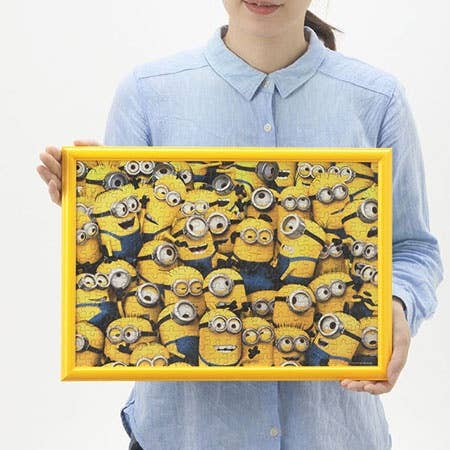 Jigsaw Puzzle: Despicable Me Puzzle Set Minion Closely 300pcs 26cm x ...