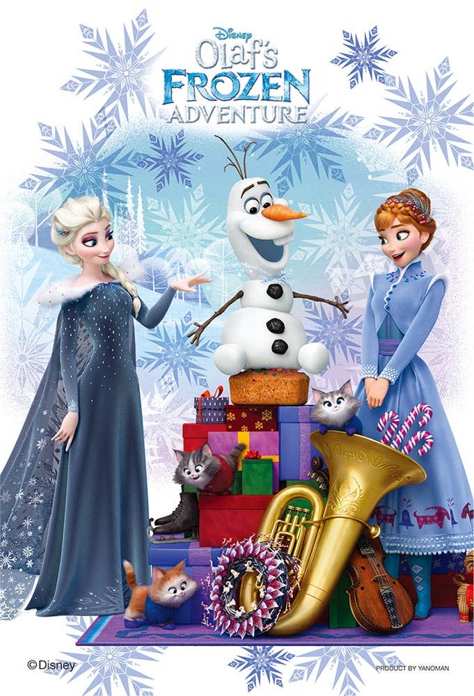 Jigsaw Puzzle Petit Light: Olaf's Frozen Adventure 99pcs 10cm x 14.7cm ...