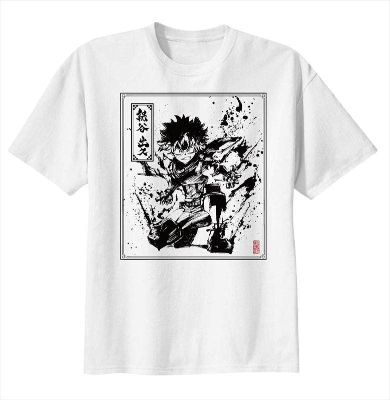 My Hero Academia: Ink Painting T-shirt Ladies, Izuku Midoriya | HLJ.com