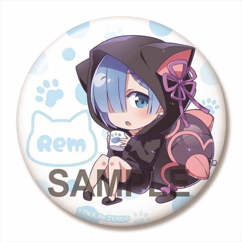 Re:Zero - Starting Life in Another World: Big Can Badge Rem Nekomimi ...