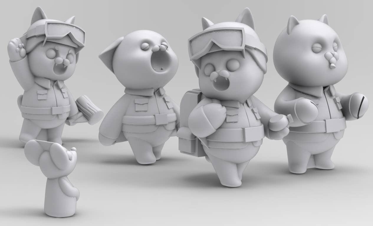 JSGF Ground Self-Defense Force Cat Tank Crew Part 2 Let's Go! (5 ...