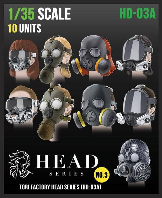 Accessory Head Series 3 Mask Headset 2 Gas Mask (10 Pieces) | HLJ.com