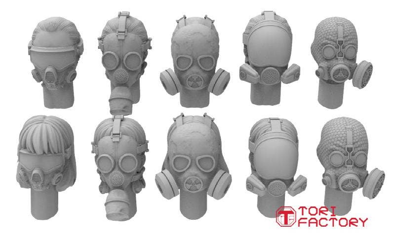 Accessory Head Series 3 Mask Headset 2 Gas Mask (10 Pieces) | HLJ.com