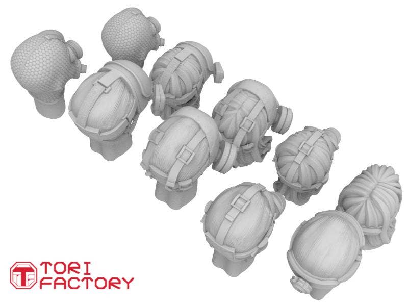 Accessory Head Series 3 Mask Headset 2 Gas Mask (10 Pieces) | HLJ.com