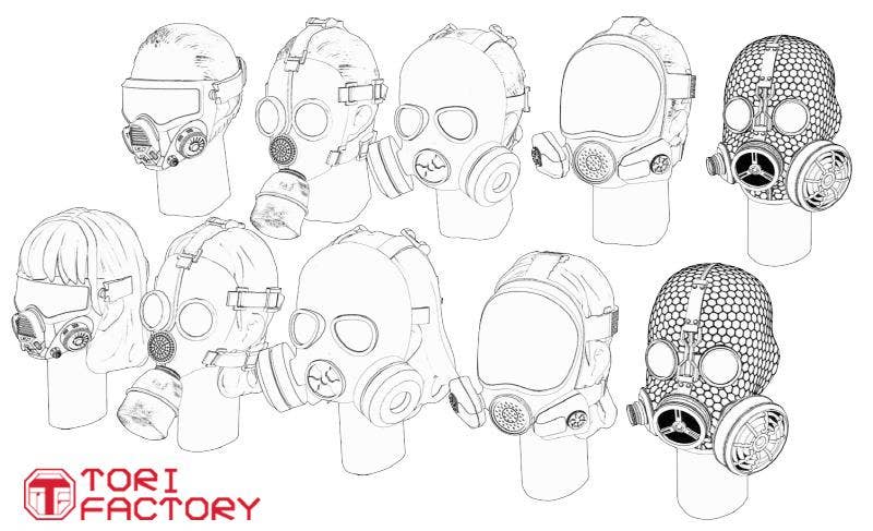 Accessory Head Series 3 Mask Headset 2 Gas Mask (10 Pieces) | HLJ.com