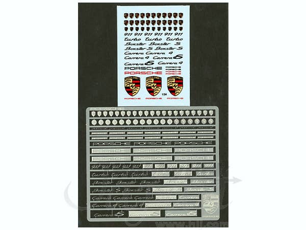 Porsche Emblem Set (Photo-Etched & Decals) | HLJ.com