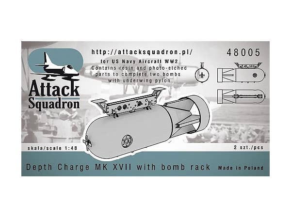 Depth Charges MK XVII - USN WWII (2pcs) | HLJ.com