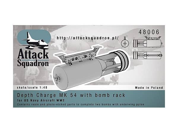 Depth Charges MK 54 - USN WWII (2pcs) | HLJ.com