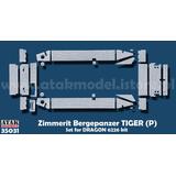 WWII Germany Bergetiger (P) Recovery Tank Zimmerit Set (for Dragon 6226 ...