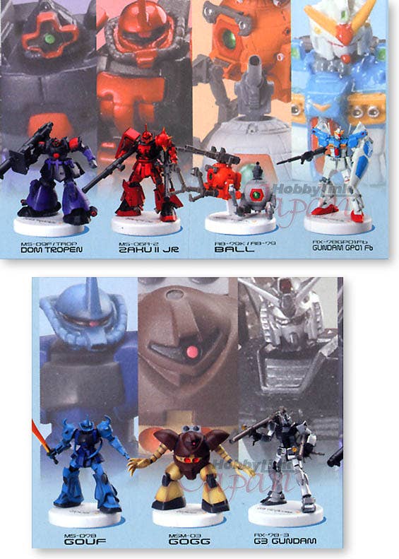 Gundam Mini Figure Selection Plus 6: 1Box (10pcs) | HLJ.com