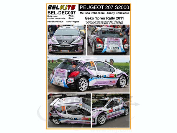 Peugeot 207 S2000 #21 Geko Ypres Rally 2011 Decal | HLJ.com