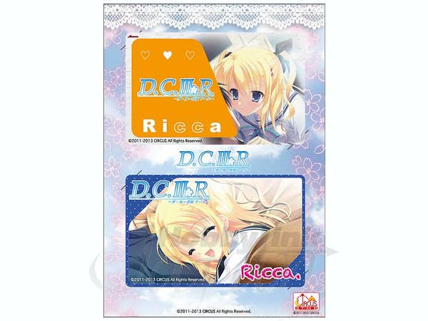 Da Capo III R IC Card Sticker Set Ricca Morizono | HLJ.com