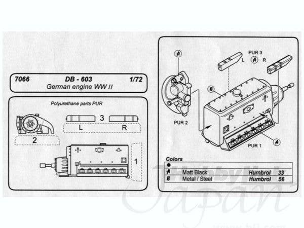 DB-603 engine set | HLJ.com