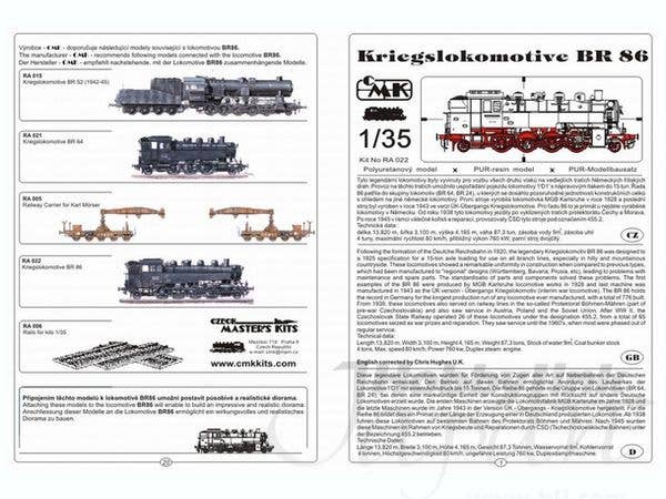 BR 86 Kriegslokomotive | HLJ.com