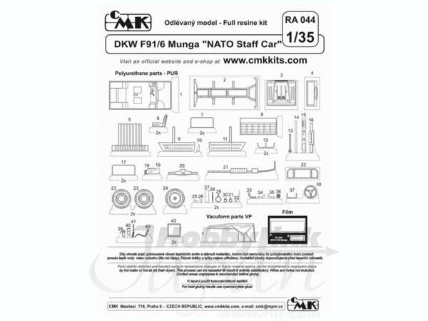 DKW F91/6 Munga NATO Staff Car | HLJ.com