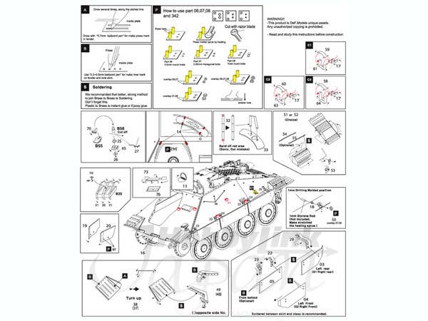 Hetzer Late Typse Detail Up Set (Academy) | HLJ.com